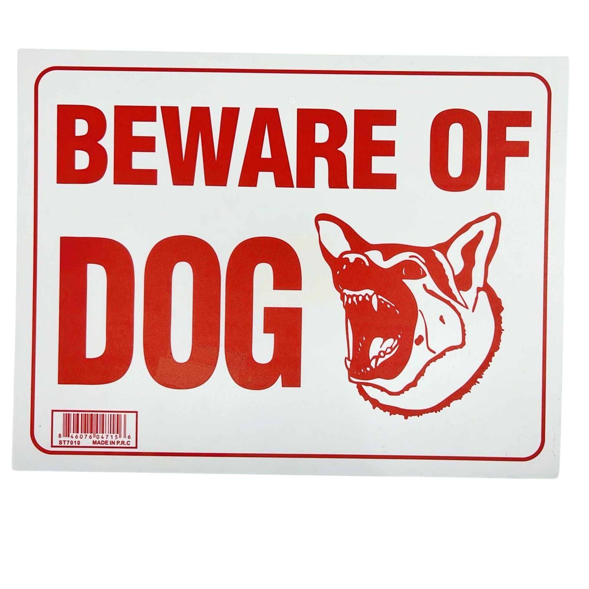 9"X12" "BEAWARE OF DOG" Plastic Signage Sign-1 Pack – 99Everything