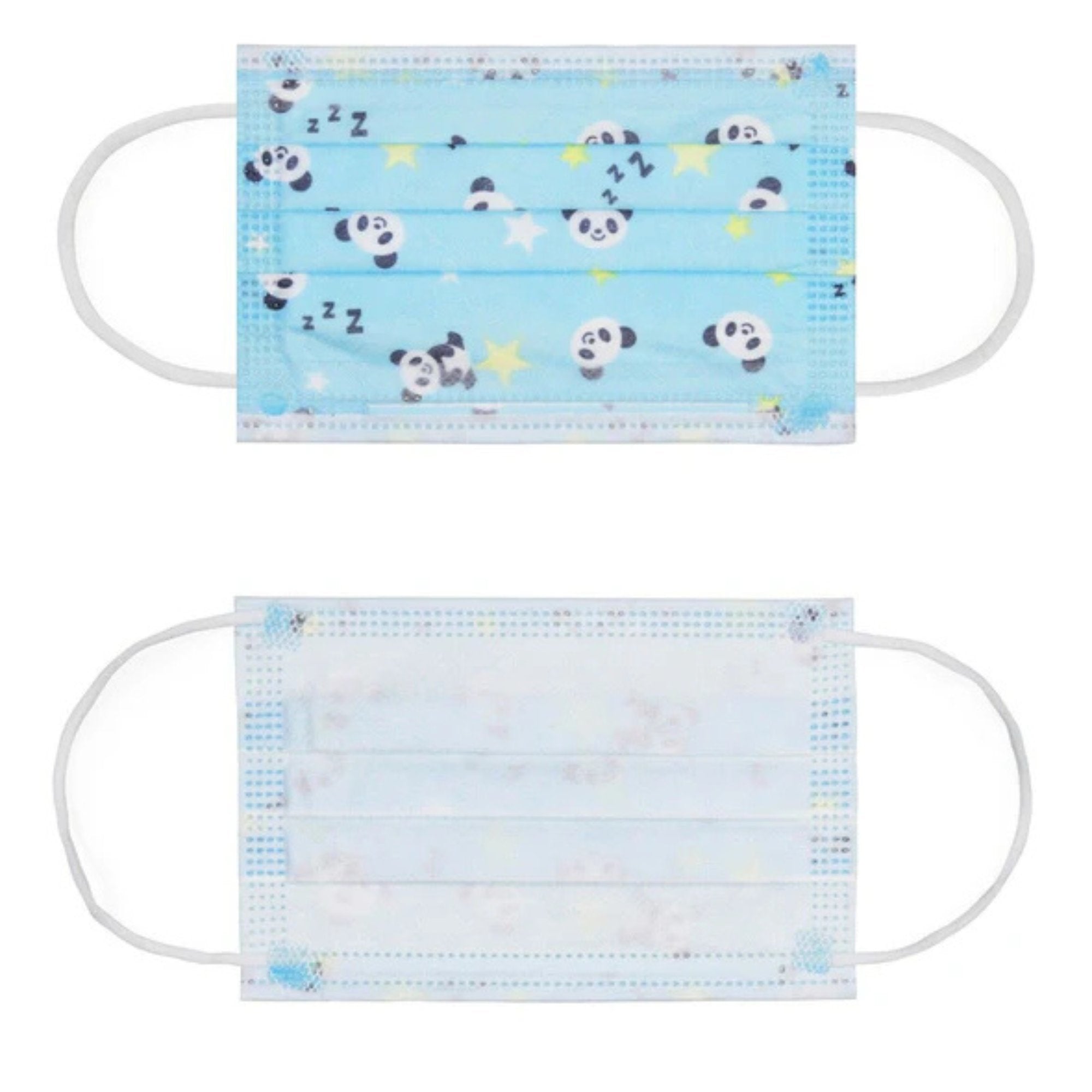 Panda Print Kids 3-Layer Face Masks:10CT – 99Everything