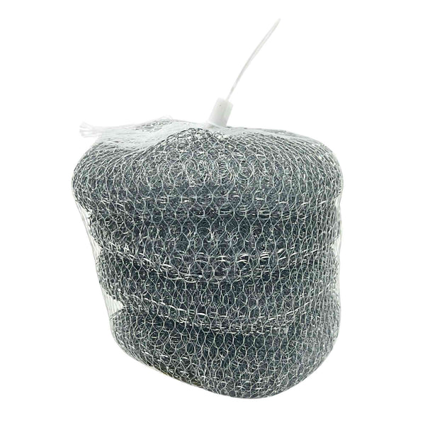 Silver Stainless Steel Scrubber Balls: 4CT – 99Everything